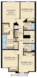 Firethorn Floor Plan at Storey Lake