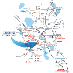 Storey Lake Location Map